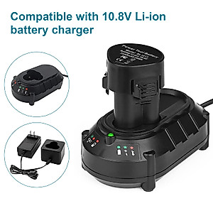 Futurebatt [2Pack] High-Output 3500mAh 10.8V Battery for MAKITA 10.8-Volt Drill Tools Battery BL1013 BL1014 DF030D DF330D 194551-4 194550-6 195332-9