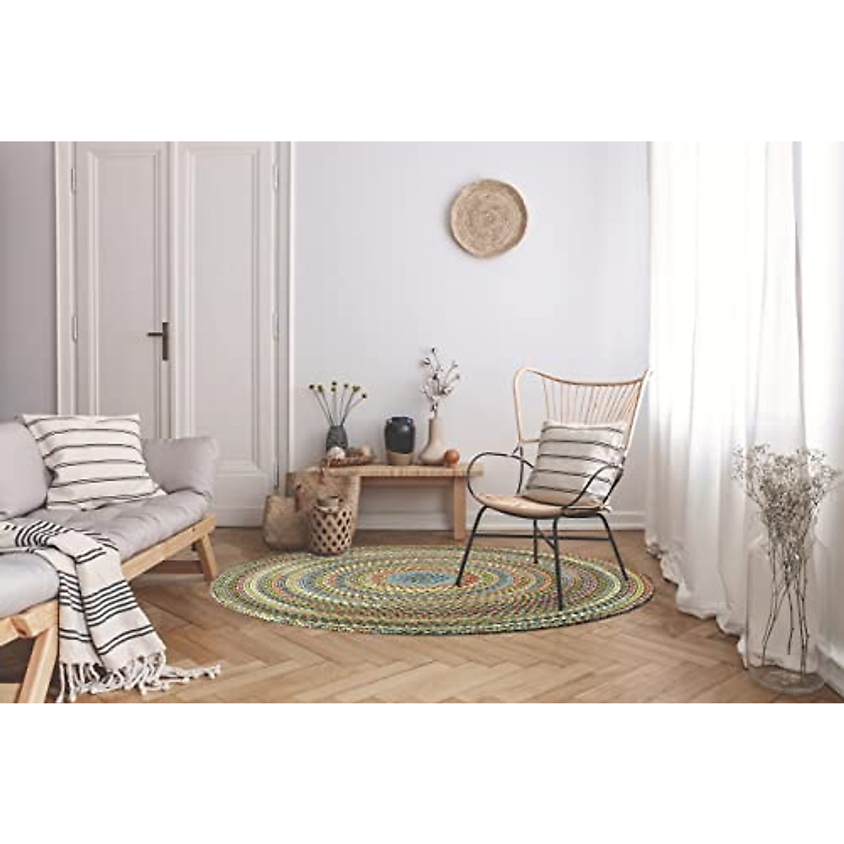 RRI Home Decor Chelsea Area Rug, 6 Foot, Peridot