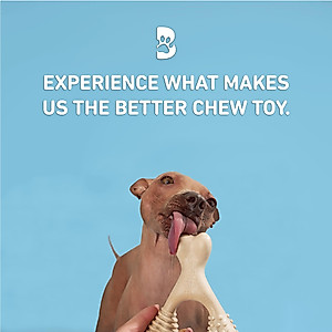 BetterBone - All-Natural, Nylon-Free Dog Chew Toys - Soft Density - Ideal for Light to Moderate Chewers - Non-Toxic, Promotes Dental Health, Splinter-Resistant, Sustainably Made