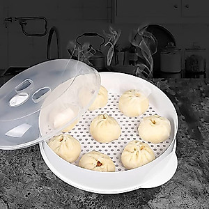 Bonilaan Microwave Steamer, BPA Free Kitchen Microwave Cooker, Microwave Cookware Steamer for Vegetables, Rice and Fish, 11X28 (OY-01)