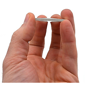 Double Convex Lens, 150mm Focal Length, 1.5" (38mm) Diameter - Spherical, Optically Worked Glass Lens - Ground Edges, Polished - Great for Physics Classrooms - Eisco Labs