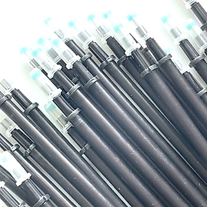 sencoo 24 Pack Erasable Black Gel Pens Replace Refills Cartoon Office Pen Refill
