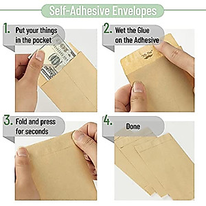 Mr. Pen- Money Envelopes for Cash, 100 Pack, 6.5" x 3.5", Cash Envelopes, 100 Envelopes Money Saving Challenge, Money Saving Envelopes, Small Envelopes for Money, Money Envelopes for Cash Budgeting