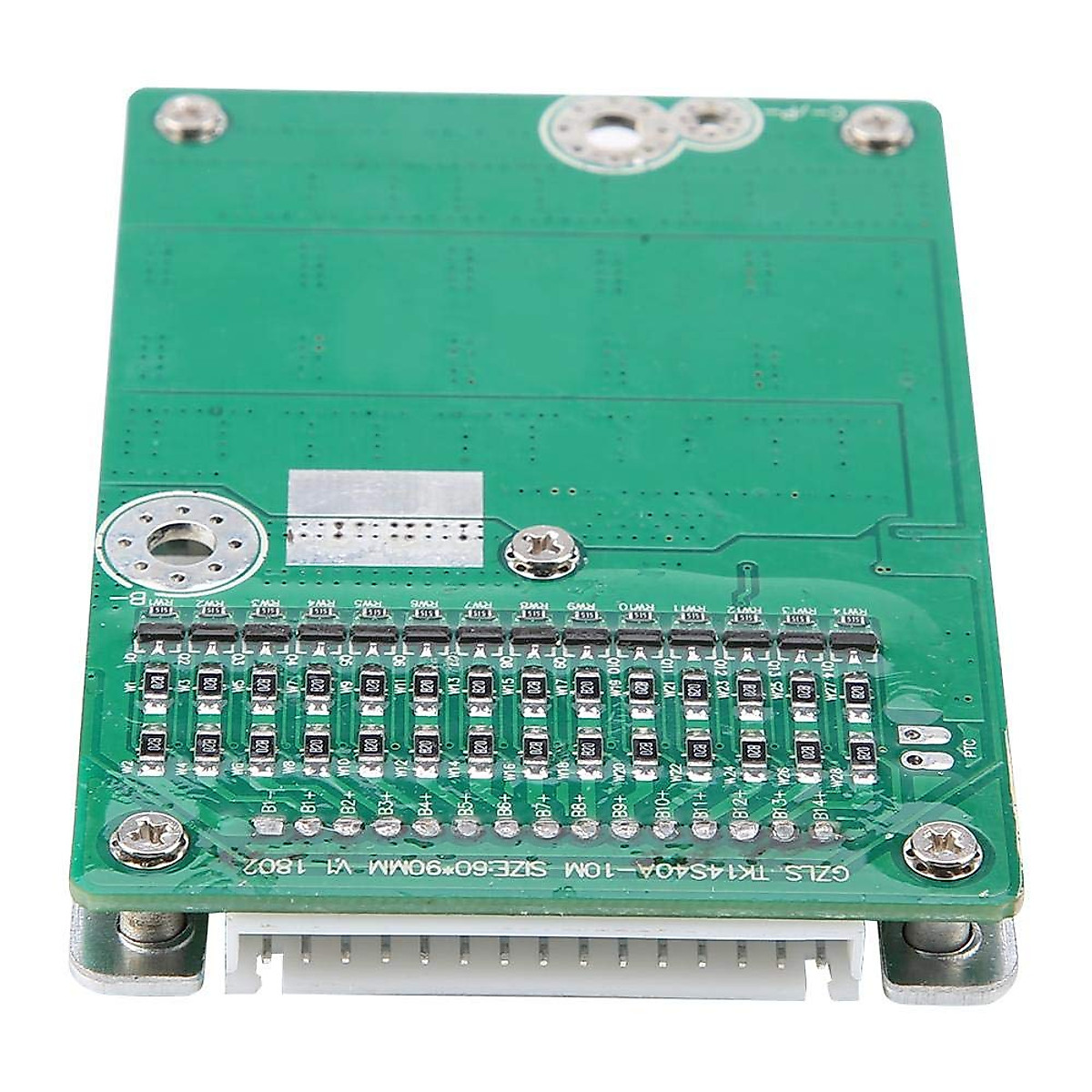 Juicemoo Battery Charging Protection Board, 14S 48V 100A BMS PCB Balance Charging Over Discharge Charge Temperature Protection 14 Strings Series Protect Module