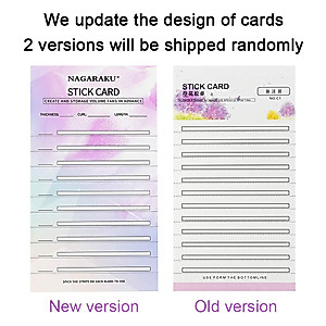NAGARAKU Eyelash Extension Storage Card Premade Fans Volume Lash Storage 2mm Sticky Strip False Eyelashes Paper Card (20 Sheets with 1 Roll Tape)