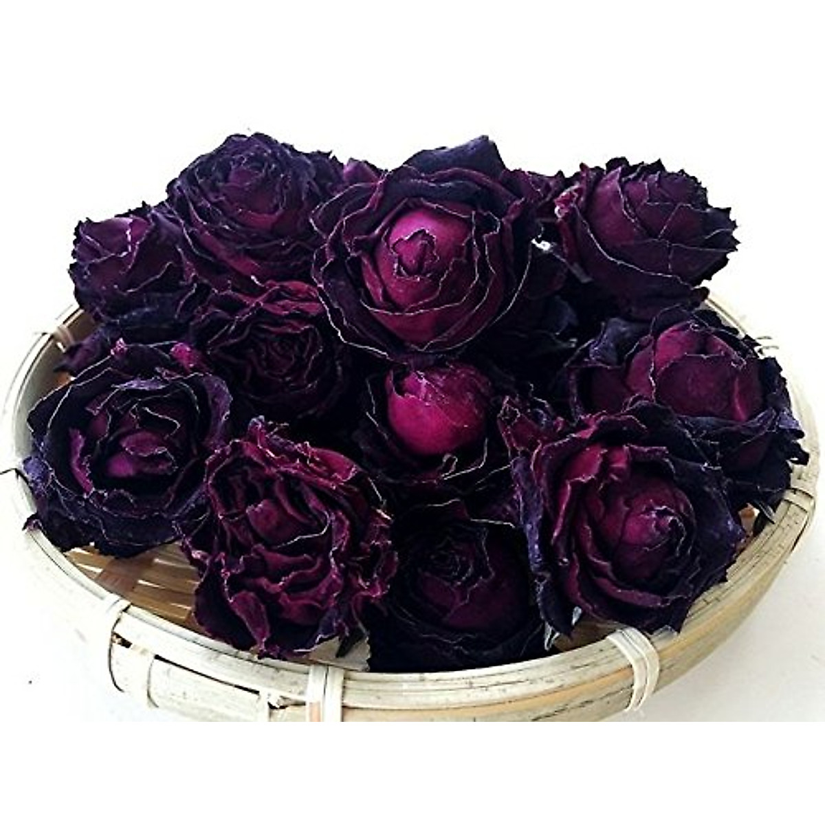 Dian Mai Yunnan Red Rose Edible Rose Sulfur Camellia Dried Flowers Large Flowers Cup 150g 云南墨红玫瑰可食用玫瑰无硫花茶花冠干花朵大花朵一杯一朵150克