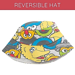 Sesame Street Elmo Cookie Monster Big Bird Infant Baby Boys Romper and Hat Multicolor 24 Months