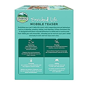 Oxbow Enriched Life Wobble Teaser Food & Treat Dispenser for Guinea Pig, Medium