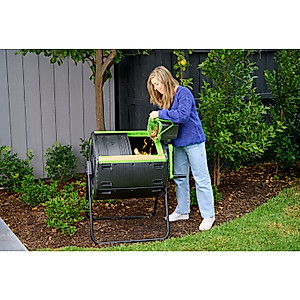 Maze RSI- 48 Gallon Geared Two Compartment Compost Tumbler