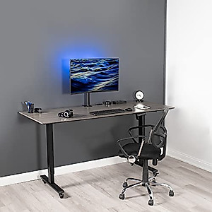 VIVO Single 13 to 38 inch LCD Monitor Heavy Duty Desk Mount Stand, Holds 1 Standard to Ultrawide Screen up to 38 inches, STAND-V001C