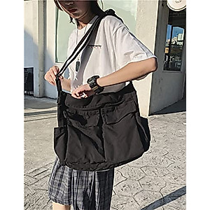 Hobo Bag Women Canvas Messenger Bag Large Satchel Bag College Bag Crossbody Bag Shoulder Tote Handbag 2023