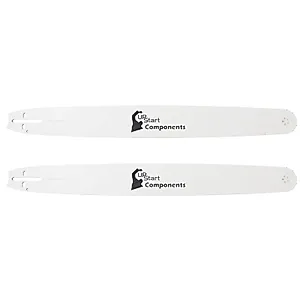 UpStart Components 2-Pack 24-Inch Chainsaw Guide Bar Replacement for Echo CS-590 - (24 inch Length, 3/8" Pitch.050" Gauge, 81 Drive Links, 11 Sprocket Nose Tooth)