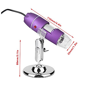 [USB Endoscope Camera] 500X Digital Microscope for Scalp & Skin Analysis - Hair Follicle Detector & Beauty Skin Analyzer - High-Resolution Imaging & Skin Testing with Software Compatible