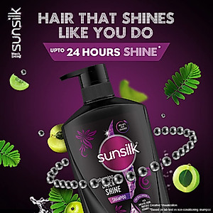 Sunsilk Stunning Black Shine Shampoo, 650ml
