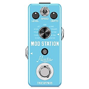 Rowin Mod Station 11 in 1 Digital Modulation Guitar Effects Pedal