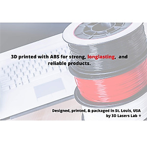 3DLASERSLAB Damage-Free Controller Wall Mount Kit for Xbox One (1-Pack), Microsoft, Easy Install, 3M Command Strip Included (Red, 1)