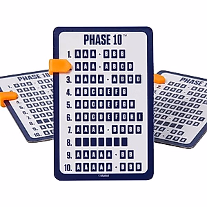 Mattel Games Phase 10 Card Game 40th Anniversary Edition for Kid, Adult & Family Game Night, Rummy-Style Play in Tin Storage Box