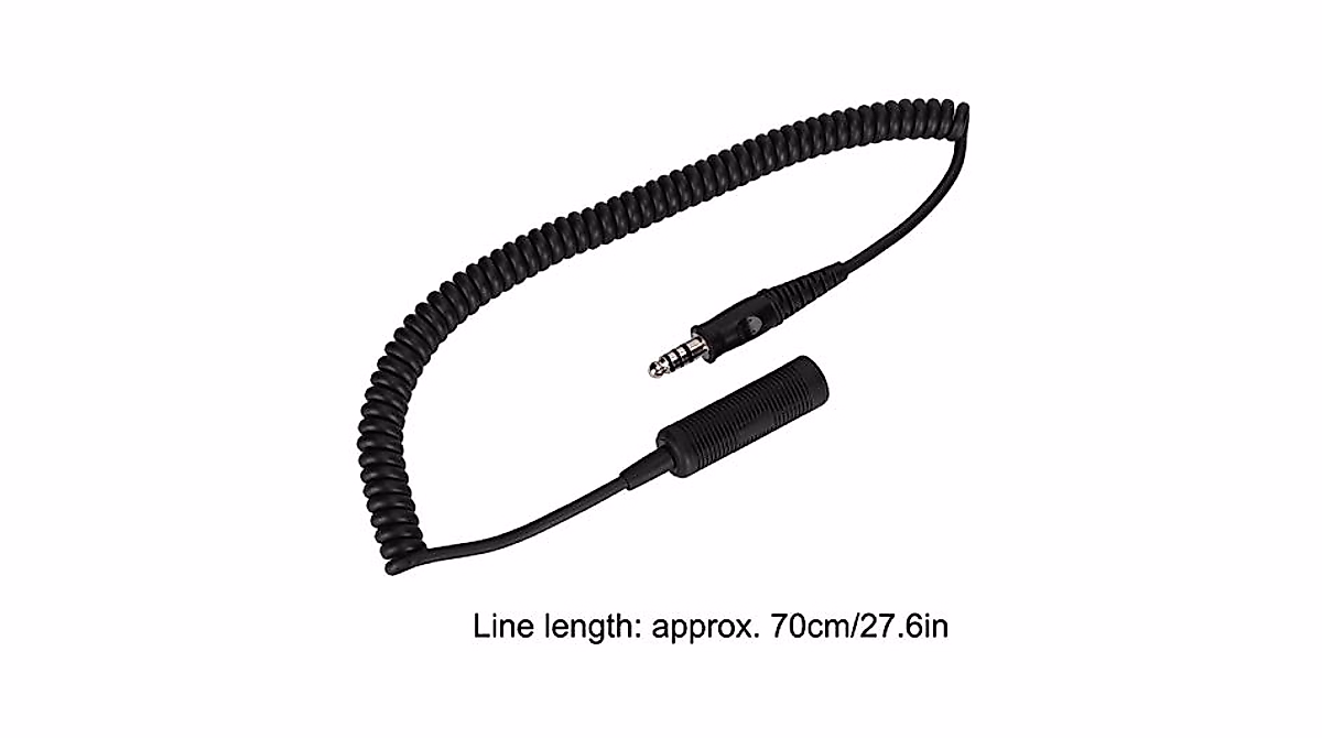 Demeras Headphone Extension Line U-92A/U to U-174/U Plugs Headphone Extension Cable Connect to ...