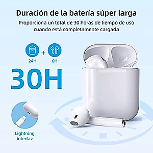 Wireless Earbuds,Bluetooth 5.3 Headphones Noise Cancelling Air Buds Pods 3D Stereo Ear pods in-Ear Ear Bud Built-in Mic IPX7 Waterproof Earphones Sport Headsets for iPhone/Samsung/airpod Case/Android