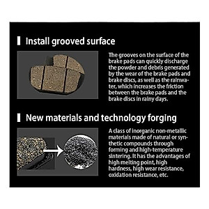 motorcycle brake pads For K1600 K1600B Bagger Grand America K1600GT SE K1600GTL GT SE GTL Exclusive Motorcycle Front and Rear Brake Pads