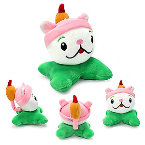 Maikerry 1 PC Plants vs Zombies Figures Plush Toy Stuffed Soft Doll Cattail Plant Toy.Great Gift for Halloween & Christmas(6" )
