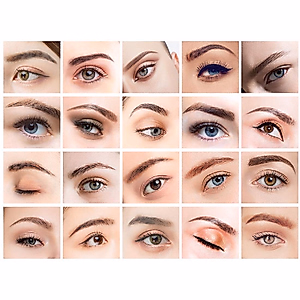 Eyebrow Stencil,20 Fashionable Styles Eyebrow Shaper Kit for Women Reusable Eyebrow Template 3 Minutes Makeup Tools for Eyebrows