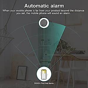 Key Finder Locator, Bluetooth Tracker for Wallets and Keys, Phone Finder Fits iOS and Android (2022 New), Pack of 2, Black