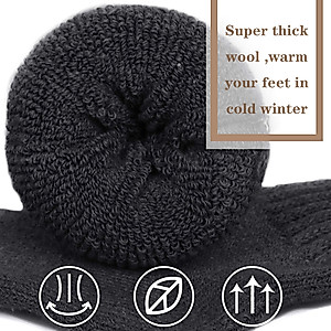 iCamter Womens Wool Socks Soft Super Thick Warm Socks for Women Thermal Winter Socks for Gifts