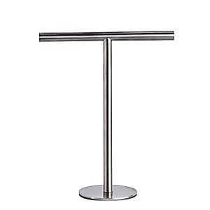 Bath Hand Towel Holder Standing Matte Black T-Shape Towel Bar Rack Stand Tower Bar Bathroom Kitchen Vanity Countertop It's so Kind of You to Pursue Happiness