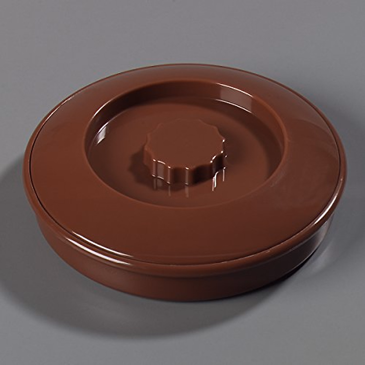 Carlisle FoodService Products 047528 Stackable Tortilla Server w/Lid, 7-1/4" / 2", Lennox Brown