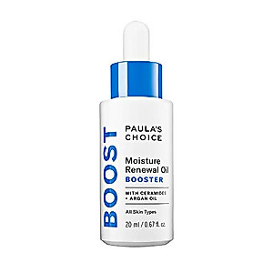 Paula's Choice BOOST Moisture Renewal Oil Booster, Ceramides & Argan Oil Serum for Redness Relief, Dry Skin, 0.67 Ounce