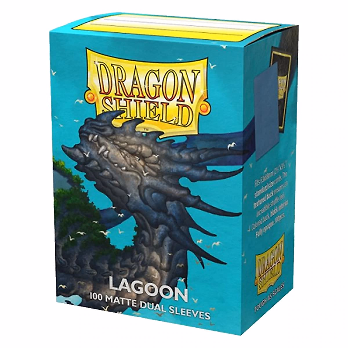 Dragon Shield Standard Size Card Sleeves – Matte Dual Lagoon 100CT – MTG Card Sleeves are Smooth & Tough – Compatible with Pokemon, Yugioh, & Magic The Gathering