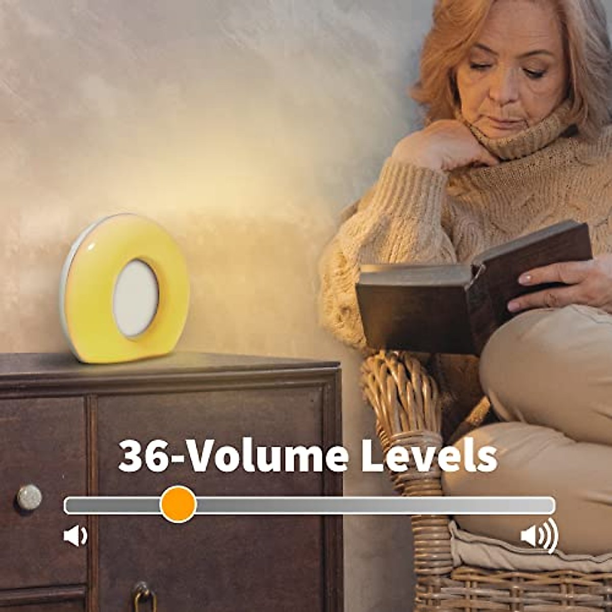 DailyBody Sound Machine White Noise Machine with 30 Soothing Sounds 12 Colors Night Light 36 Levels Volume 5 Timers & Memory Function Effectively Blocks Noise Ideal Sleep Machine for Baby Kids Adults