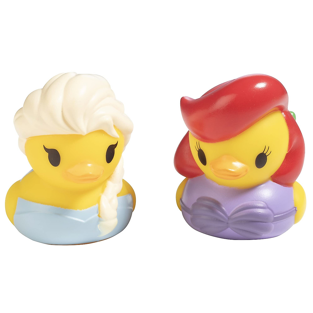 Disney Duckz Rubber Duckies - Mickey, Minnie, Elsa, Ariel and More - 10 Different Duck Characters - Great Easter Gift & Bath Toy for Kids - Ages 3+