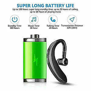 Wireless Earbuds Bluetooth Headphones,Noise Reduction Mic in-Ear Earphones Fast Pairing in Seconds for Working Sports Running Workout,Connect to PC Mac Tablet Cell Phone