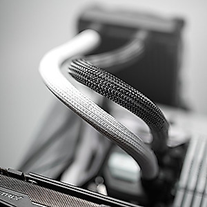 CableMod AIO Sleeving Kit Series 2 for NZXT Kraken/Corsair Hydro Pro/EVGA CLC/EVGA GPU Hybrid (White)