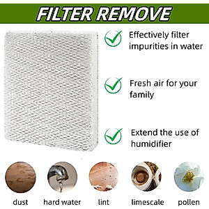 4-Pack Humidifier Filter Replacement Compatible with Aprilaire Water Panel 35 Models 350, 360, 560, 560A, 568, 600, 600A, 600M, 700, 700A, 700M, 760, 760A, 768, Compatible with Honeywell HC26P, HC26