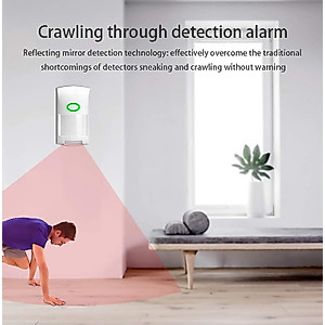 Wireless Smart Motion Sensor: PIR Motion Detector Alert, WiFi Infrared Home Security Alarm System, TUYA App Control, No Hub Required, Smart Home Sensor Motion for Home,Business