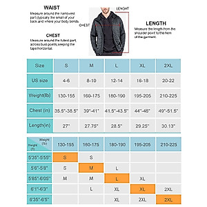 baleaf Men's Running Jacket Lightweight Thumble Hole Warm Up Puffer Jacket Hybrid Thermal Coat Insulated Hiking Golf Dark Grey XL