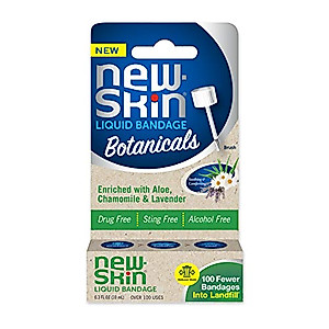 NEW-SKIN Botanicals Liquid Bandage for Minor Cuts and Scrapes, 0.3 Ounce