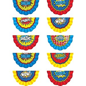 Teacher Created Resources Superhero Bunting Accents (5824)