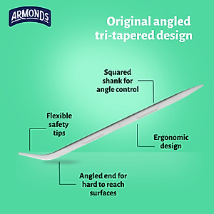 Armonds ProPicks Original Dental Picks for Teeth Cleaning - Disposable Plastic Toothpicks for Teeth & Gums - Cleans Teeth & Massages Gums - Fresh Mint Flavor - 6 Packages x 120 Interdental Tooth Picks