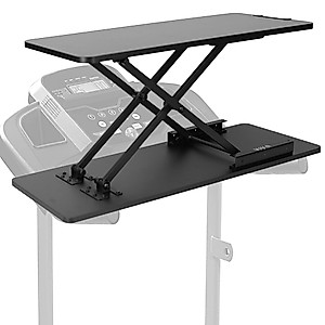 VIVO Universal Treadmill Desk Riser, Height Adjustable Platform for Notebooks, Tablets, Laptops, and More, Workstation for Treadmill Handlebars up to 33 inches, Stand-TDML3