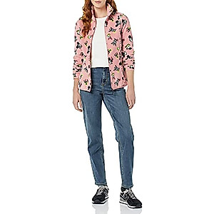 Amazon Essentials Disney | Marvel | Star Wars | Princess Women's Polar Fleece Full-Zip Mock Jackets, Minnie and Friends, XX-Large