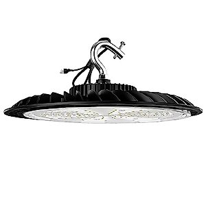 bulbeats 200W LED High Bay Light 28000lm (Eqv.800W MH/HPS) 5000K ETL Listed High Bay LED Light, Coomercial Grade with US Plug UFO High Bay Light for Commercial Warehouse/Barn/Wet Location