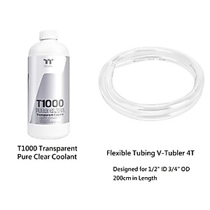 Thermaltake Pacific C360 Ddc Res/Pump 5V Motherboard Sync Copper Radiator Soft Tube Water Cooling Kit CL-W253-CU12SW-A