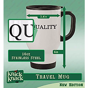 Knick Knack Gifts got navigability? - 14oz Stainless Steel Travel Mug, Silver