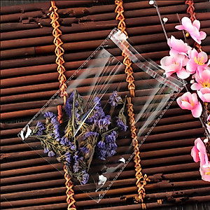 200ct Clear Plastic Bags Clear Resealable Cellophane Bags 3.5"x5"-1.4 mils Thick Self Sealing OPP Cello Bags for Bakery Cookies Bags Candle, Jewelry, Soap, Prints, Photos, Cards, Decorative Wrappers