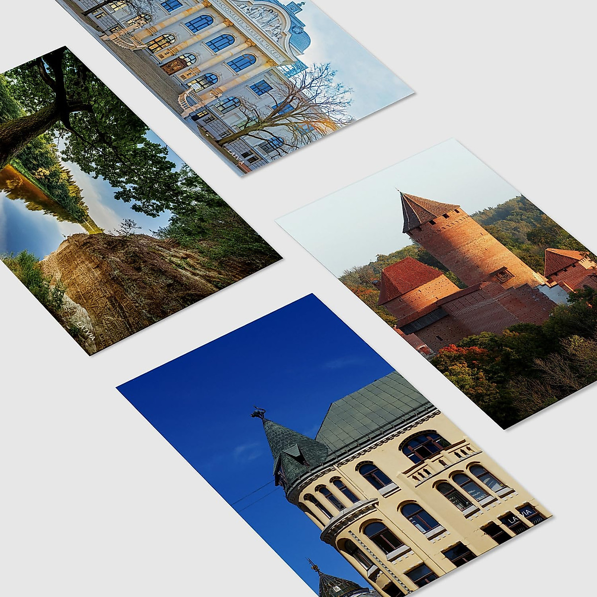 Dear Mapper latvia Vintage Landscape Postcards Pack 20pc/Set Postcards from Around the World Greeting Cards for Business World Travel Postcard for Mailing Decor Gift