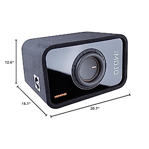 Memphis Audio MJME8S1 Single 8" Loaded Enclosure 1 ohm - 900 RMS